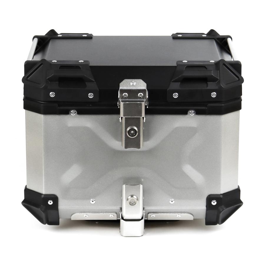 AG-APS 容量45L PCX専用 ボックス&キャリア セット シルバー Newステンレスヒンジタイプ バックレスト付 PCXリアボックス アルミリアボックス : APS-M - 通販 ...