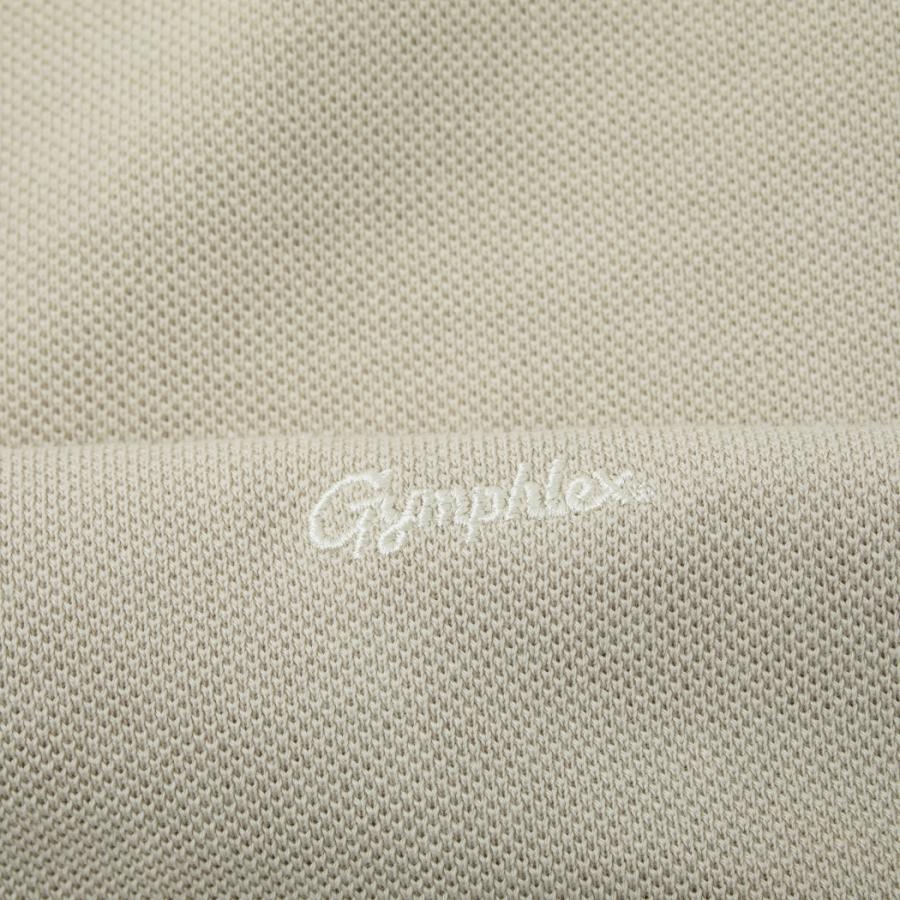 GYMPHLEX ジムフレックス Gymphlex スタンドカラーポロシャツ グレージュ : メンズセレクトアピープルトゥコレクト - 通販 - Yahoo!ショッピング