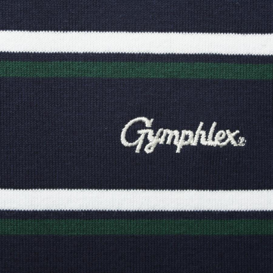 GYMPHLEX ジムフレックス Gymphlex ボーダー クルーネック 半袖 Tシャツ ネイビー : メンズセレクトアピープルトゥコレクト - 通販 - Yahoo!ショッピング