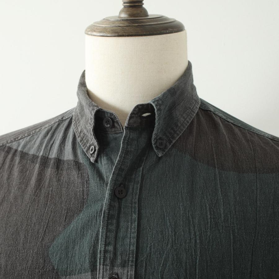 marka マーカ ボタンダウンシャツ オーガニックコットンポプリン強撚ワッシャータンブラー カモフラ M24A-09SH01C B.D SHIRT CAMO : メンズセレクトアピープルトゥ ...