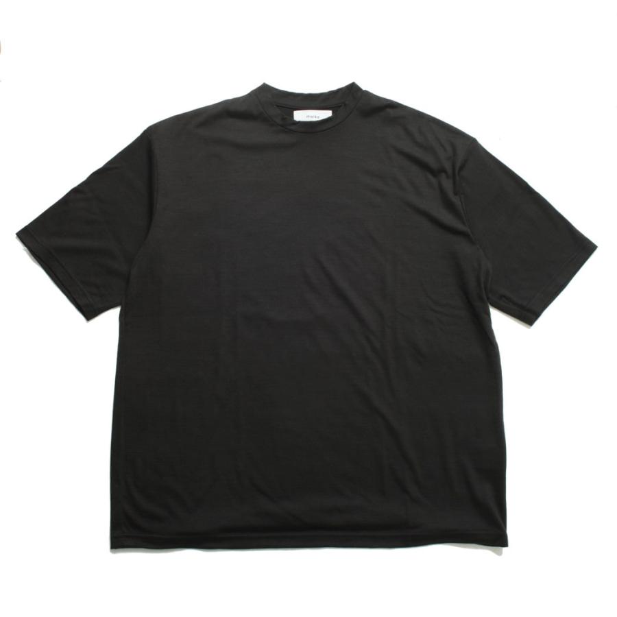 marka マーカ CREW NECK TEE CHACOAL S120’s ウォッシャブルウール 天竺 クルーネック Tシャツ チャコール : メンズセレクトアピープルトゥコレクト - 通販 ...