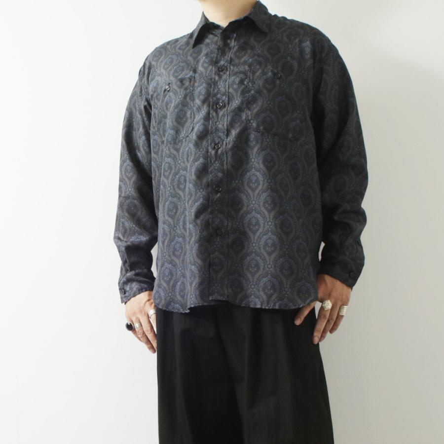 marka 8匁シルク羽二重 シルクワークシャツ ウォールクロス HABUTAE SILK WORK SHIRT WALL CLOTH : メンズセレクトアピープルトゥコレクト - 通販 ...