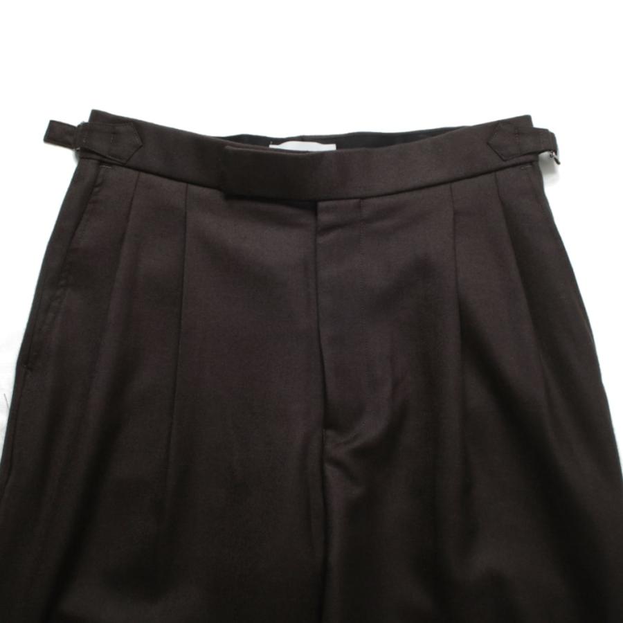 marka マーカ オフィサーパンツ 2プリーツ ワイド ダークブラウン OFFICER PANTS 2TUCK WIDE : メンズセレクトアピープルトゥコレクト - 通販 - Yahoo ...