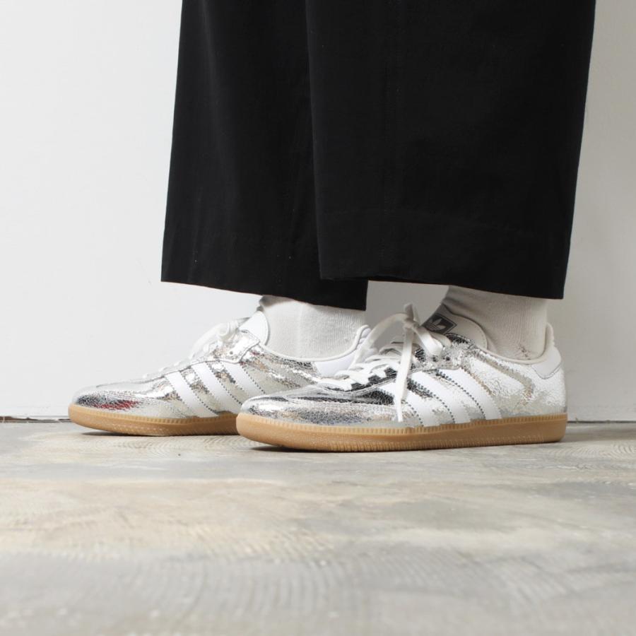 SAMBA adidas OG W アディダス サンバ スニーカー JR0035 シルバーメタリックホワイト : メンズセレクトアピープルトゥ ...