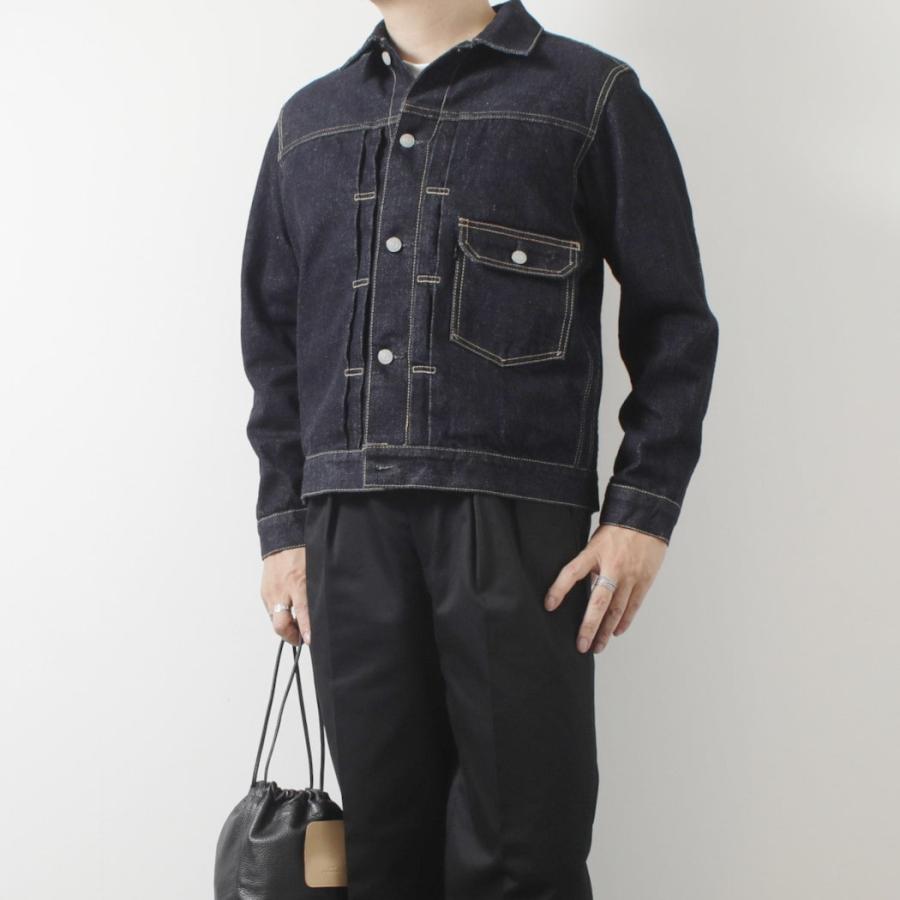 Scye SCYE BASICS サイベーシックス Selvedge Denim Jacket Type1 セルヴィッチ デニム ジャケット 1stタイプ インディゴ : メンズセレクトア ...