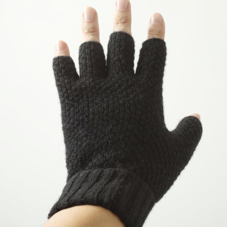 DENTS デンツ ニットグローブ フィンガーレス ブラック : メンズセレクトアピープルトゥコレクト - 通販 - Yahoo!ショッピング