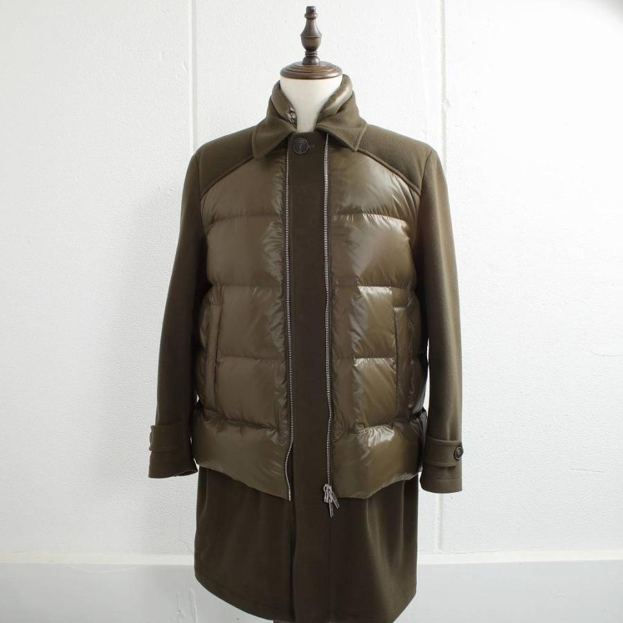 DROMe SALE80％OFF DRM ディーアールエム ダウンブルゾン メルトンウールコンビ カーキ イタリア製 : メンズセレクトアピープルトゥコレクト - 通販 - Yahoo!ショッピング