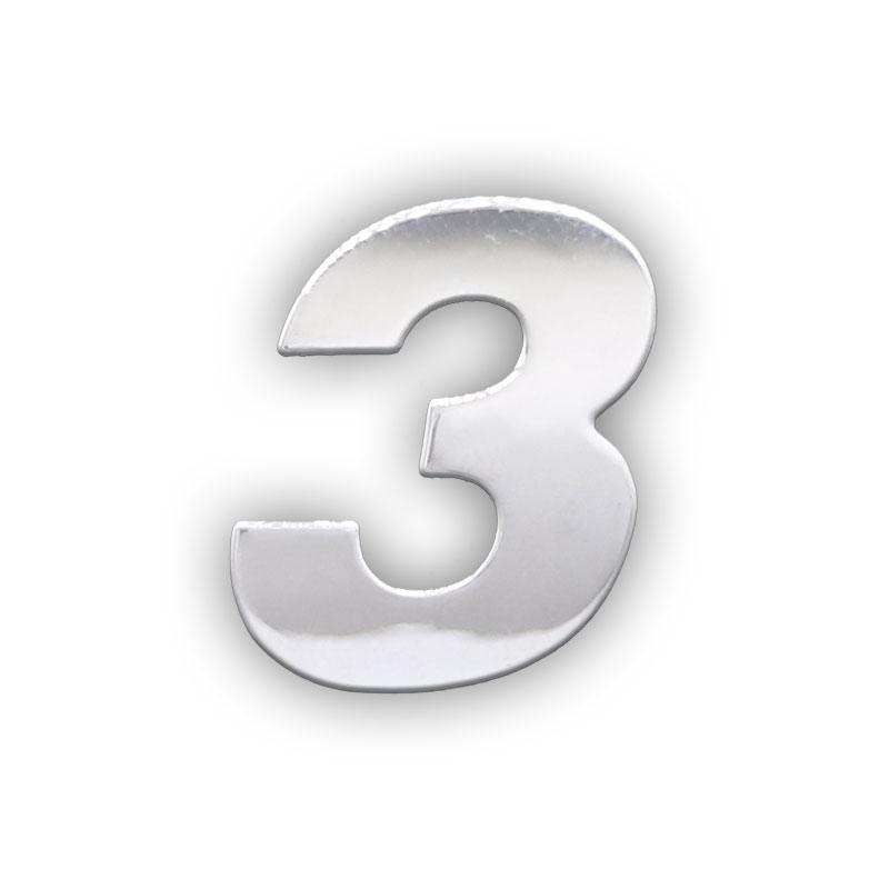 TOYO TIRES（トーヨータイヤ） 東洋マーク メタルソリッドエンブレム 数字 3 MS-30 : オートパーツTCTCヤフー店 - 通販 - Yahoo!ショッピング