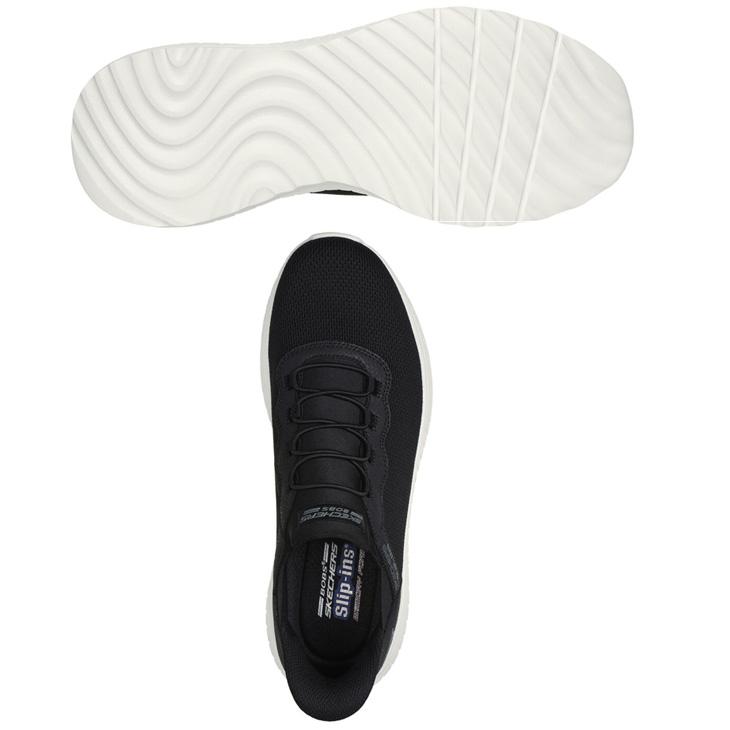 スケッチャーズ メンズ スリップインズ スニーカー SKECHERS ボブス スポート スクワッド カオス 軽量 ローカット スリッポン 男性 ...