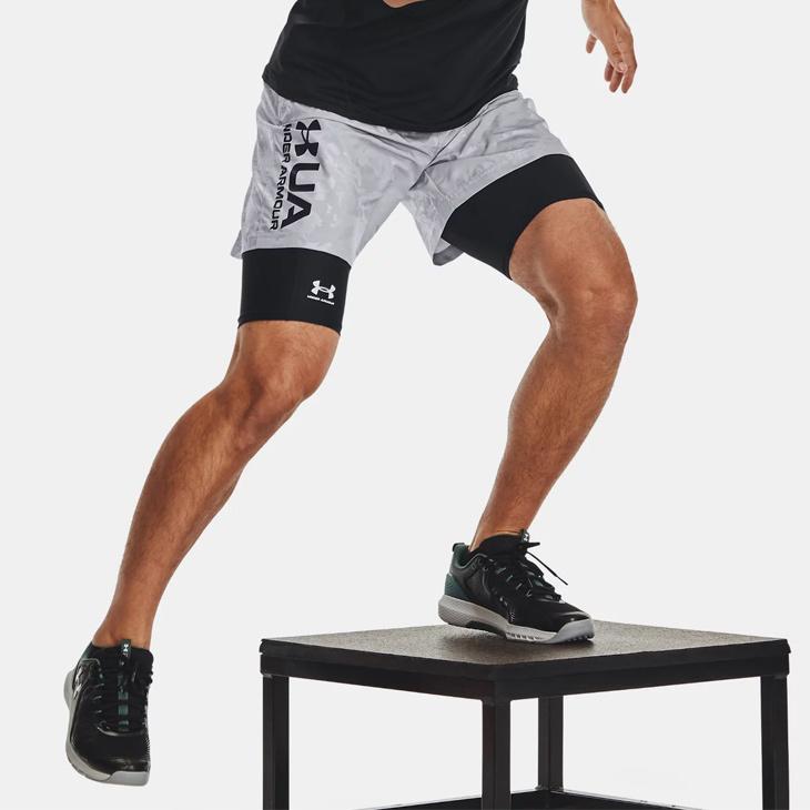 ショートタイツ メンズ アンダーアーマー UNDER ARMOUR ヒートギア Pocket Long Shorts/スポーツウェア インナー ...