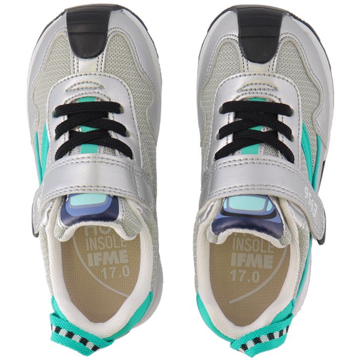 IFME キッズシューズ イフミー トレインシリーズ 新幹線E956形 アルファX シルバー スニーカー 15-21.0cm 子供靴/軽量 運動靴 子ども 男の子 女の子 /30-2330 ...