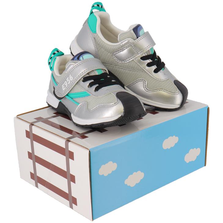 IFME キッズシューズ イフミー トレインシリーズ 新幹線E956形 アルファX シルバー スニーカー 15-21.0cm 子供靴/軽量 運動靴 子ども 男の子 女の子 /30-2330 ...