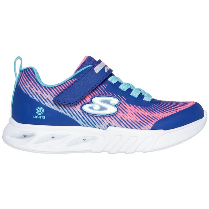 SKECHERS スケッチャーズ 光る靴 キッズ LED スニーカー 女の子 16.5-22cm 子供靴 Sライツ FLICKER FLASH ...