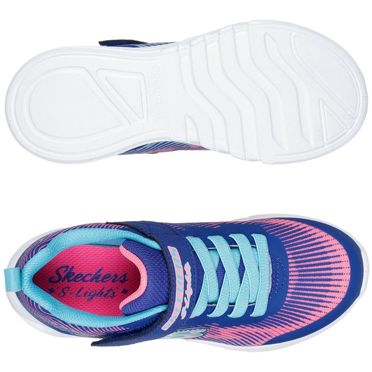 SKECHERS スケッチャーズ 光る靴 キッズ LED スニーカー 女の子 16.5-22cm 子供靴 Sライツ FLICKER FLASH ...