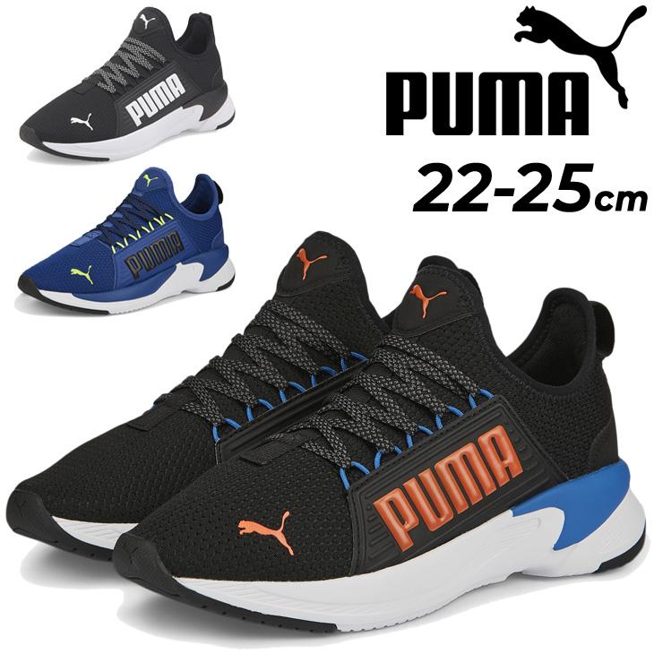 PUMA キッズ スニーカー 22-25.0cm 子供靴/プーマ SOFTRIDE プレミア スリッポン JR/ジュニアシューズ 子ども ...
