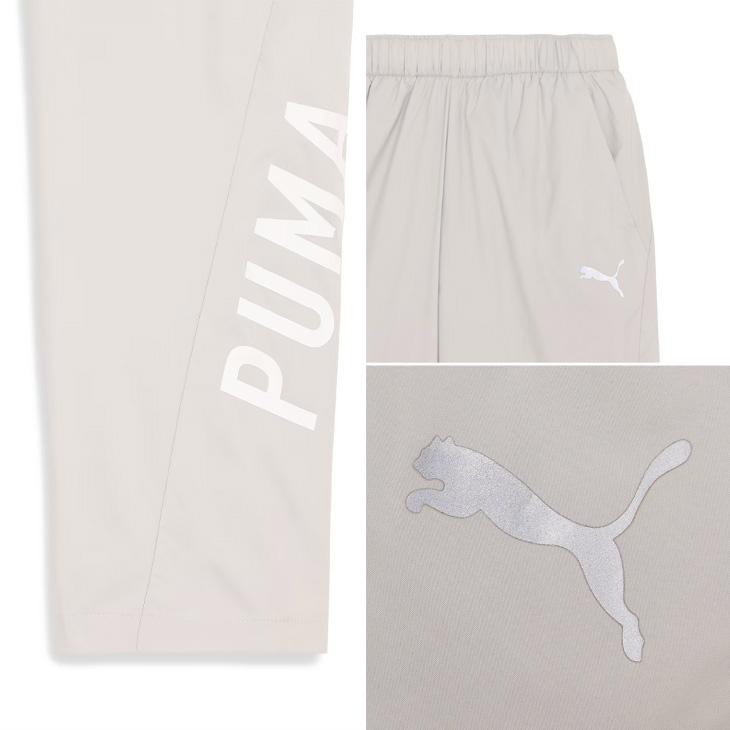 プーマ メンズ ウインドブレーカー パンツ PUMA ウーブン ロングパンツ 裏トリコット起毛 長ズボントレーニングパンツ スポーツウェア ...