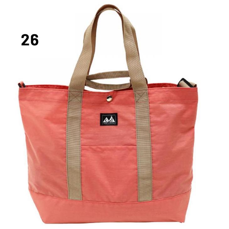 IFME（イフミー） スタンプル ショルダー付き トートバッグ camp stample ウォッシュドナイロン レッスンバッグ A4サイズ収納可 撥水加工 無地 ナイロン 軽量 ブランド ...