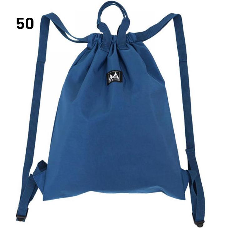 スタンプル ウォッシュド ナイロン ナップサック camp stample 撥水加工 A4サイズ収納可 無地 軽量 ブランド 子供用バッグ 通園バッグ キッズ ジュニア /63008 : ...