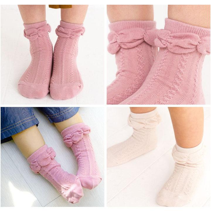 キッズ ガールズ 靴下 3足セット 女の子 13-21cm ジュニア/スタンプル stample フロートケーブル ショートソックス 3足組/滑り止め付 くつした /小学生 /72447 ...