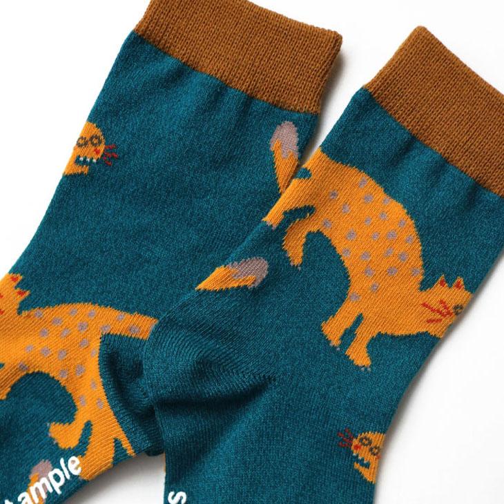 スタンプル キッズ 靴下 クルー丈 3足セット 13-25cm 子供用 stample とことこアニマルクルーソックス 動物柄 子ども こども 女の子 男の子 くつした /72818 : ...