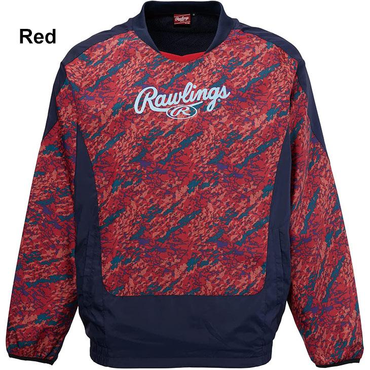 Rawlings ウィンドブレーカー ピステシャツ メンズ/ローリングス コンバット BIONIC 長袖ウインドジャケット 裏メッシュ /野球 スポーツウェア 男性 /AOS12F06 ...