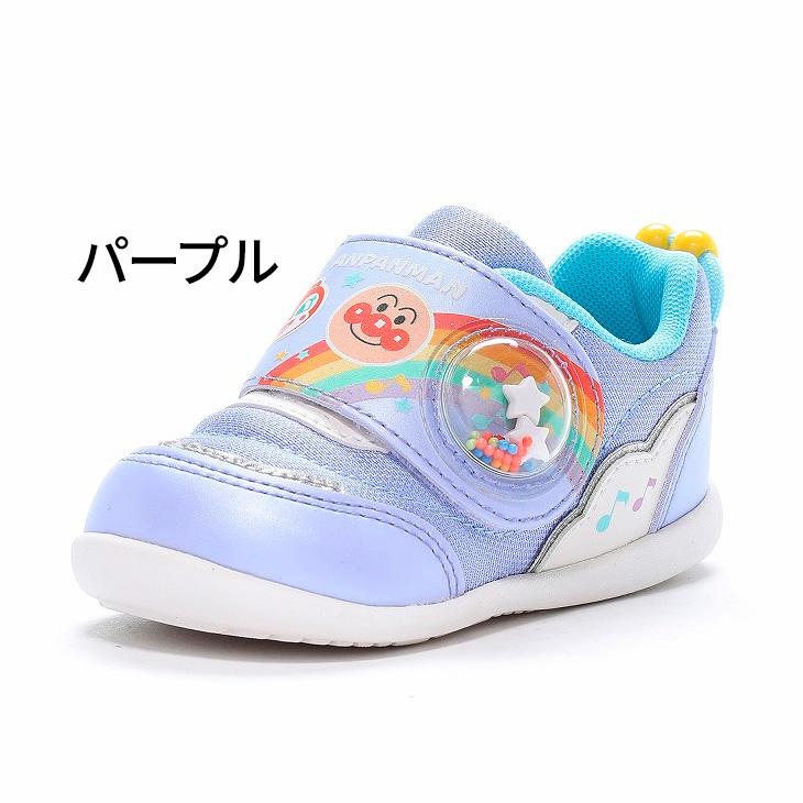 MoonStar アンパンマン スニーカー ベビーシューズ 13-14.5cm 子供靴 2E ベビー靴 カジュアル キャラクターシューズ ドキンちゃん ばいきんまん 子ども こども /AP ...