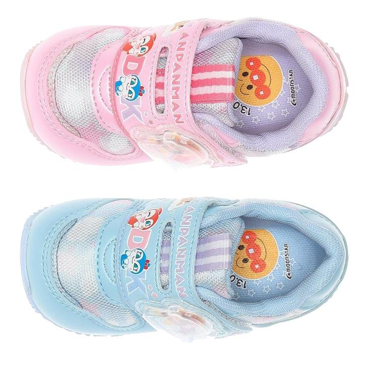 MoonStar アンパンマン ベビーシューズ スニーカー 12-14.5cm 子供靴 2E カジュアルシューズ ドキンちゃん コキンちゃん ばいきんまん めいけんチーズ /AP-B57 ...