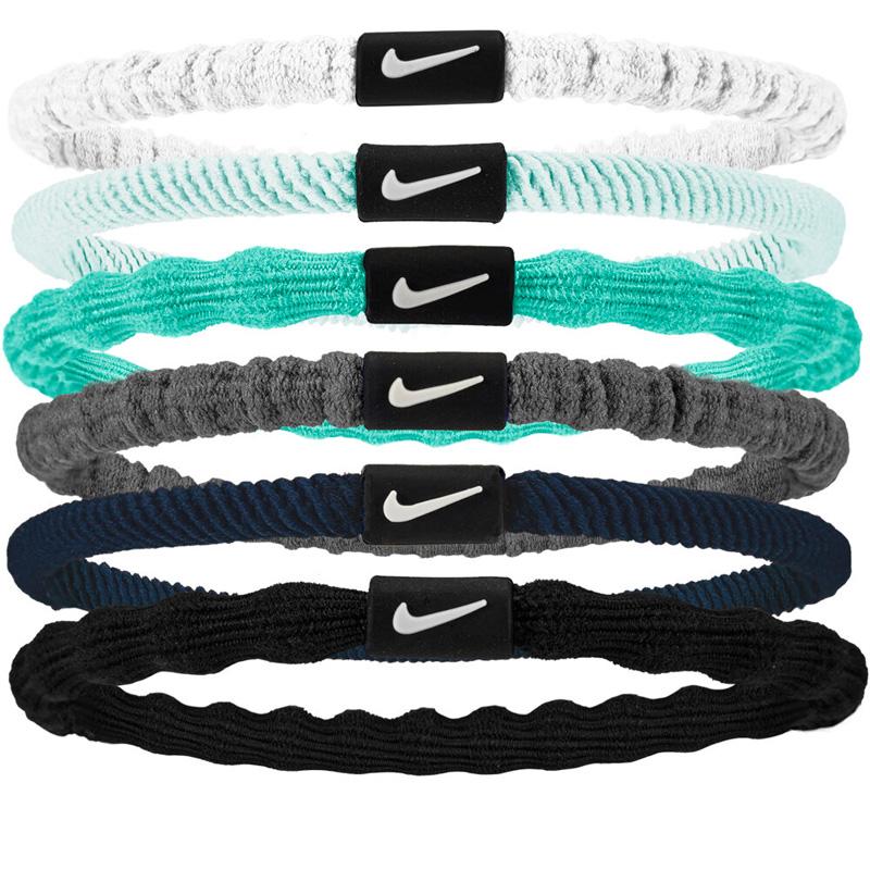 NIKE ナイキ ヘアゴム 6本パック ユニセックス フレックスヘアタイ 6PK スポーツ ブランド nike アクセサリー ヘアアクセ 白 黒 ミント /BN2085-113 ...