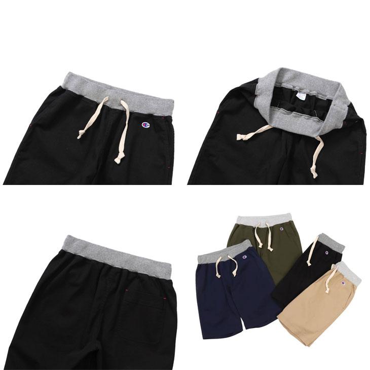 Champion チャンピオン ショートパンツ メンズ ベーシック ハーフパンツ コットンパンツ 無地 ワンポイント ウエストゴム イージーパンツ ボトムス /C3-B515 ...