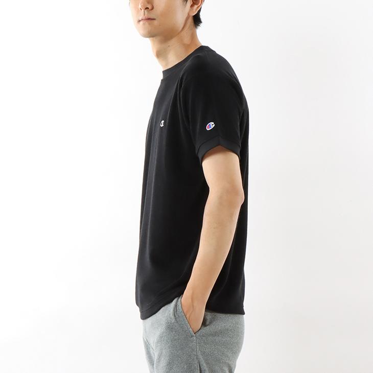チャンピオン 半袖 Tシャツ メンズ Champion ベーシック 無地 ワンポイント クルーネック カジュアル スポーツ ウェア 男性 トップス コットンUSA /C3-X359 :C3 ...