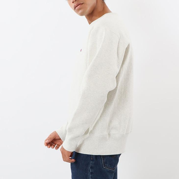 REVERSE WEAVE チャンピオン スウェットシャツ 長袖 メンズ Champion 裏起毛 トレーナー 無地 ワンポイント クルー ...