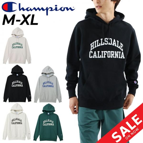 Champion チャンピオン パーカー スウェット 長袖 メンズ フーデッド スウェットシャツ 裏起毛 プルオーバー フーディ パーカ アメカジ カレッジ風 /C3-Z108 ...