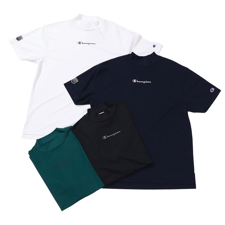 Champion チャンピオン 半袖 モックネックシャツ メンズ ゴルフ Champion チャンピオン 半袖 モックネックシャツ メンズ ゴルフ
