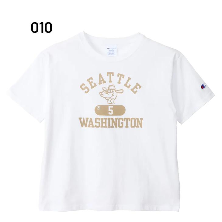 Champion チャンピオン 半袖 Tシャツ レディース プリントTシャツ リラックス 女性 タウンカジュアル カレッジ風 アメカジ コットンT 服 /CW-B328 : APWORLD ...
