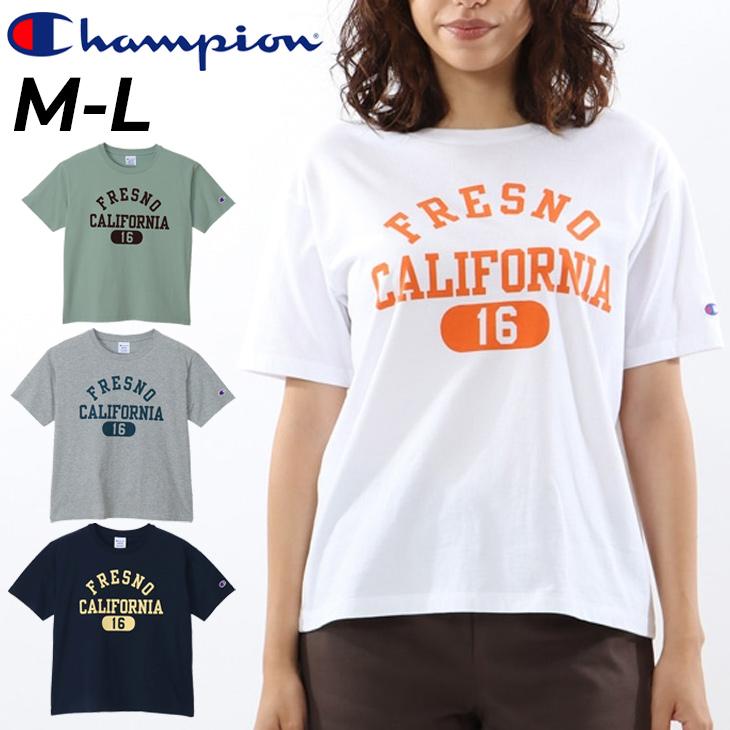 Champion チャンピオン 半袖 Tシャツ レディース プリントT Champion チャンピオン 半袖 Tシャツ レディース プリントT