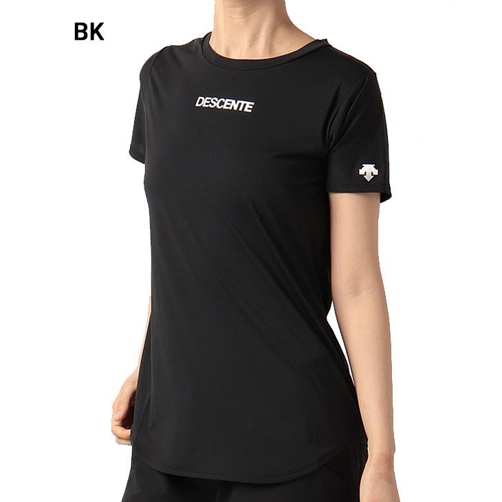 DESCENTE Tシャツ 半袖 レディース デサント SUNSCREEN/スポーツ 遮熱 (UPF50+)ストレッチ 吸汗速乾 トレーニング ジム /DMWTJA50 : APWORLD ...