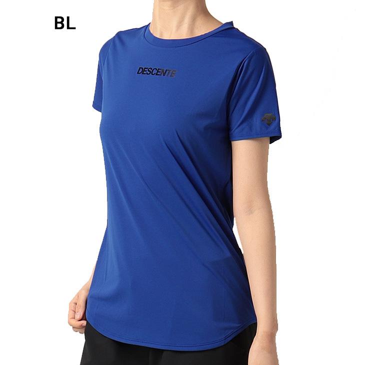 DESCENTE Tシャツ 半袖 レディース デサント SUNSCREEN/スポーツ 遮熱 (UPF50+)ストレッチ 吸汗速乾 トレーニング ジム /DMWTJA50 : APWORLD ...
