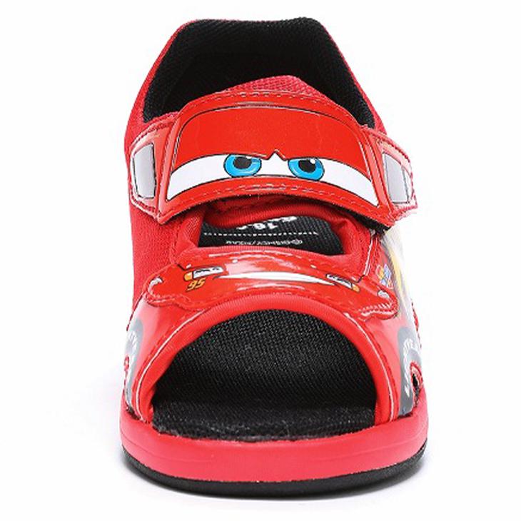 Disney ディズニー カーズ キッズ 光る サンダル LED内蔵 男の子 15-18cm 2E 子供靴 マックィーン キャラクター サマーシューズ 男児 ボーイズ /DN-C1334 ...