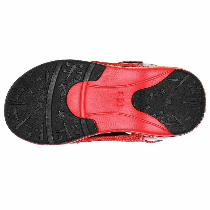 ディズニー カーズ キッズ 光る サンダル LED内蔵 男の子 Disney 15-18cm 2E 子供靴 マックィーン キャラクター サマーシューズ 男児 ボーイズ /DN-C1334 ...