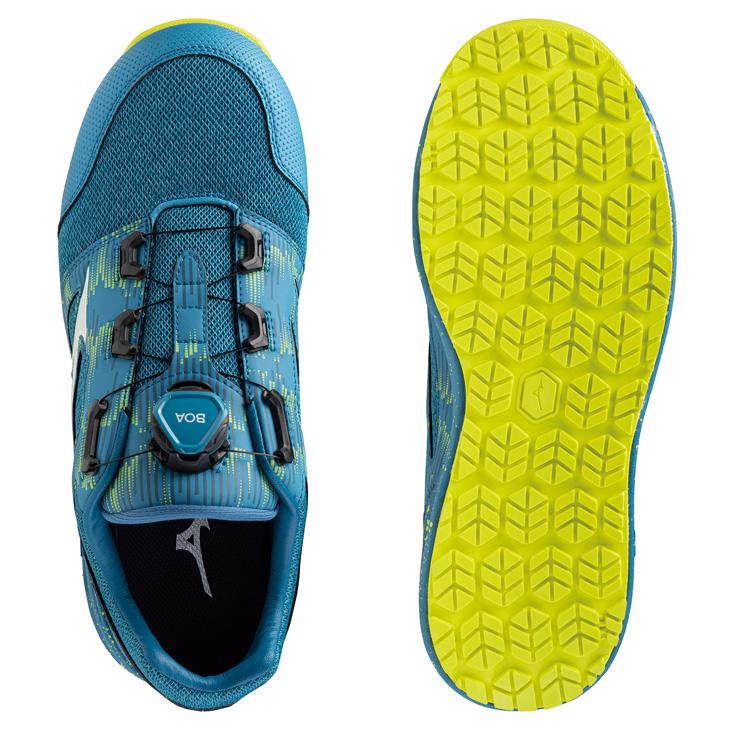 MIZUNO ミズノ 作業靴 3E相当 メンズ ワーキングシューズ 安全靴 mizuno オールマイティ LS 2 52L BOAA 限定カラー ローカット ダイヤル式 衝撃吸収 防滑 ...