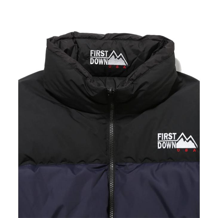 ファーストダウン ダウンジャケット リバーシブル メンズウェア FIRST DOWN USA 防寒 メンズ アウター 保温 防水 撥水 静電防止 男性 カジュアル /F542001 ...