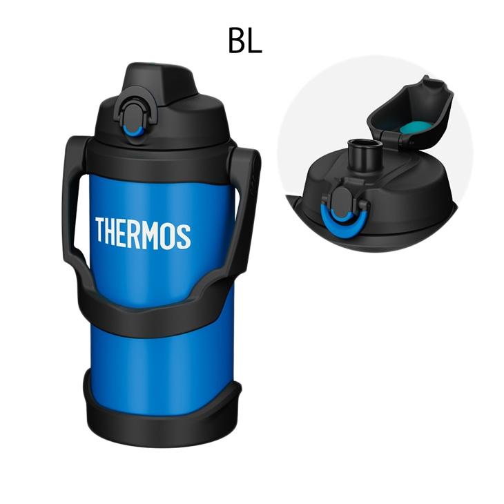THERMOS サーモス 水筒 2L 2000ml 真空断熱 スポーツジャグ 保冷 スポーツ飲料OK 丸洗いOK 大容量 2リットル ハンドル付 部活 試合 アウトドア /FJQ-2000 ...