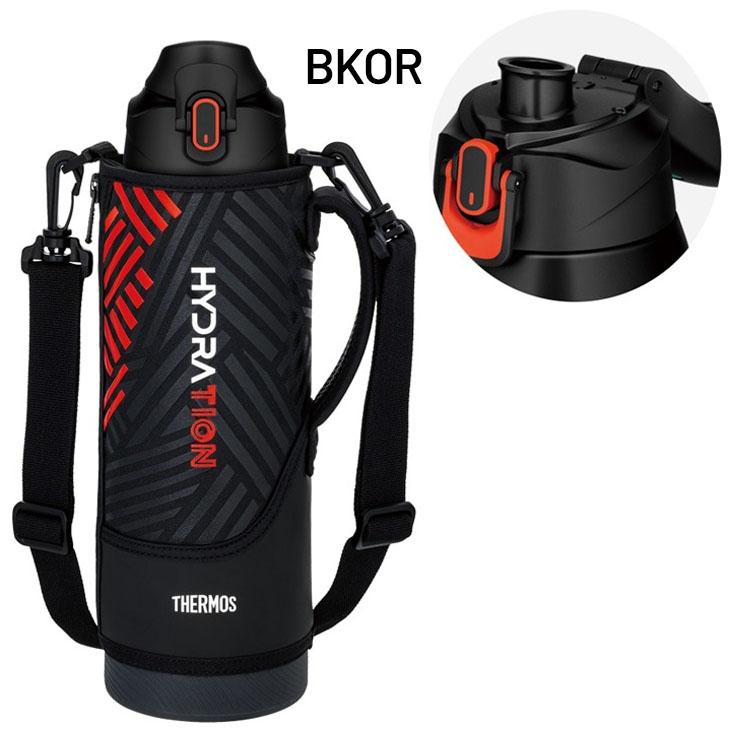 THERMOS サーモス 水筒 1.5L 1500ml 保冷専用 真空断熱 スポーツボトル ワンタッチ ポーチ付き スポーツタイプ スポーツ飲料OK ワンタッチオープン /FJS-1500F ...