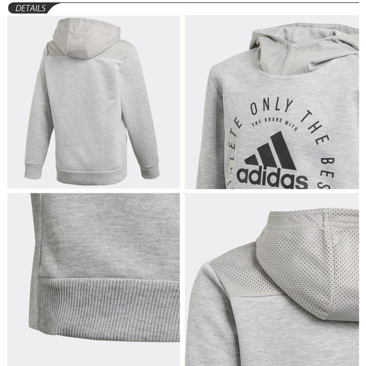 adidas スウェット パーカー 長袖 キッズ 男の子 女の子 ジュニア 子ども アディダス B SPORT ID プルオーバー フーディ ...
