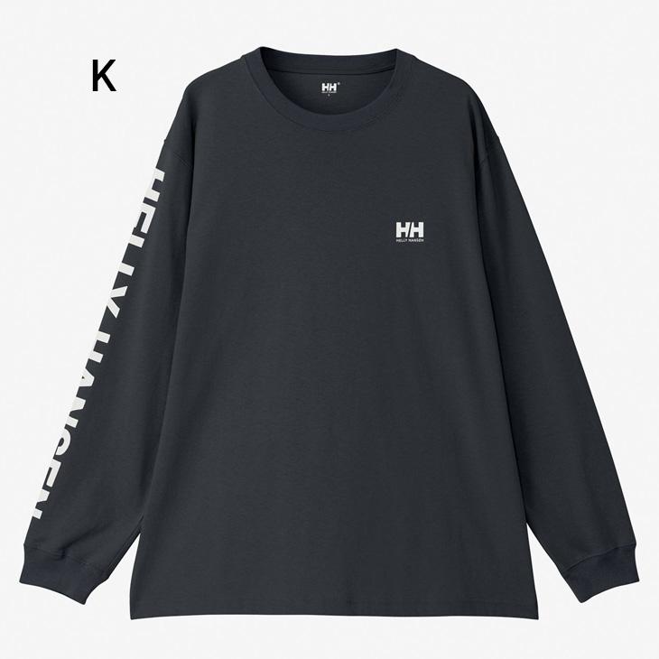 HELLY HANSEN ヘリーハンセン 長袖 Tシャツ メンズ レディース HELLYHANSEN HH ロングスリーブ レターティー ユニセックス 吸汗速乾 UVカット アウトドアウェア ...