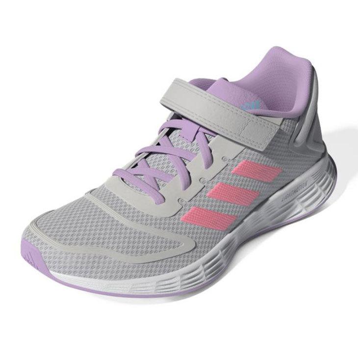 キッズ ランニングシューズ ジュニア 子供靴/アディダス adidas DURAMO 10 EL K デュラモ/17-22.0cm 子ども ...