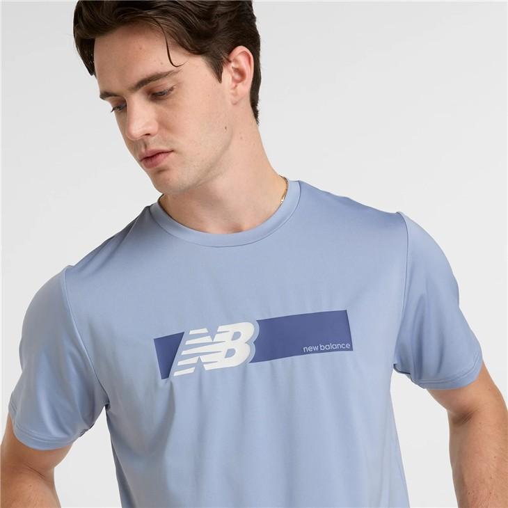 New Balance ニューバランス Tシャツ 半袖 メンズ NewBalance BOXロゴ パフォーマンスTシャツ トレーニングウェア ...