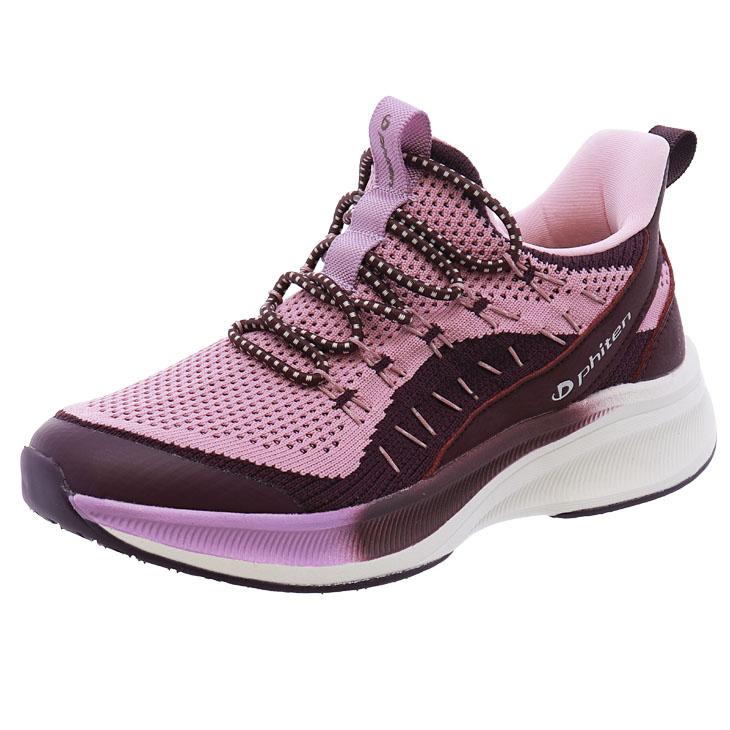 Phiten ファイテン スニーカー レディースシューズ PHL001 スリッポン スリップオン ローカット 厚底 軽量 履きやすい 歩きやすい 低反発中敷き 女性用 /PHL001 ...