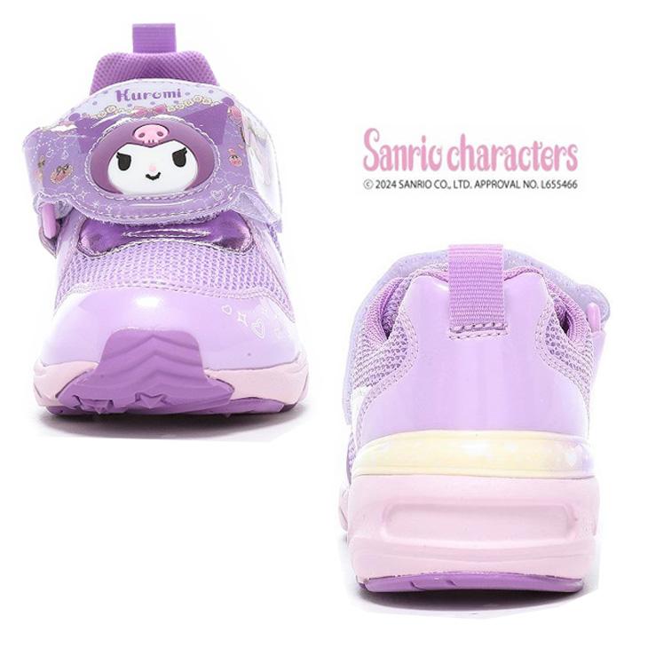 サンリオ 光る 子供靴 LED搭載 女の子 14-19cm 2E キッズシューズ Sanrio ハローキティ シナモロール クロミ キャラクター スニーカー ガールズ 女児 /SA-C034 ...