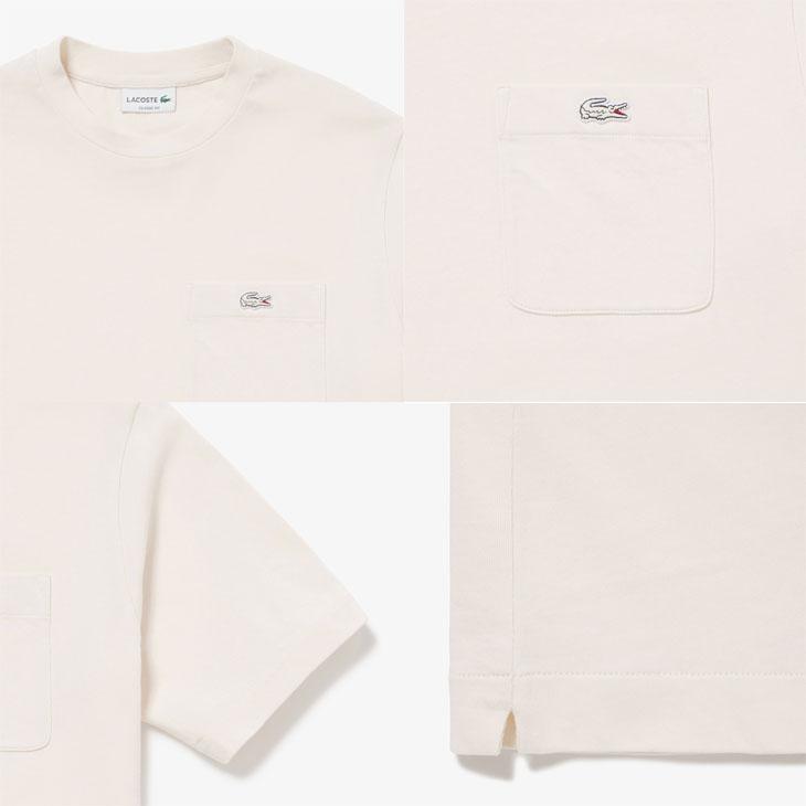 LACOSTE ラコステ Tシャツ 半袖 メンズ アウトラインクロック LACOSTE ラコステ Tシャツ 半袖 メンズ アウトラインクロック